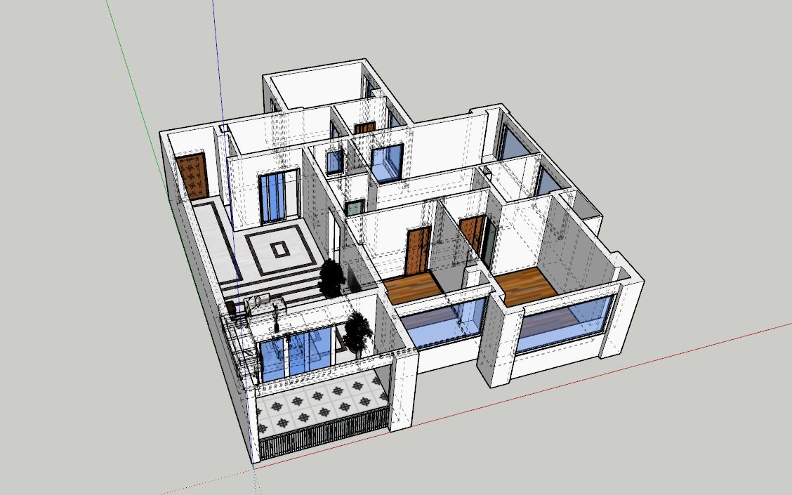 【草图大师】室内设计-草图大师应用及步骤-上篇