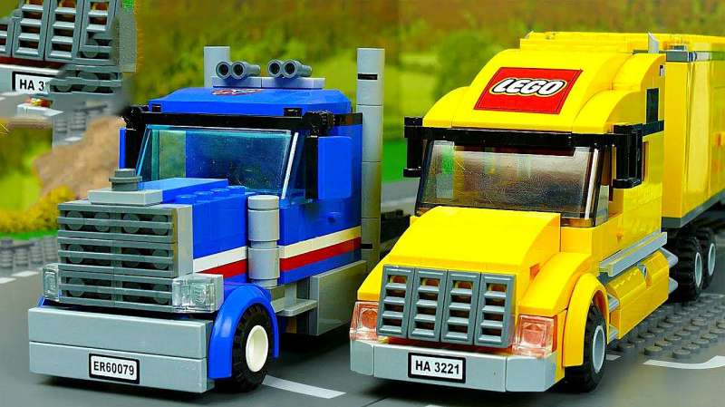 乐高玩具积木大卡车益智模型