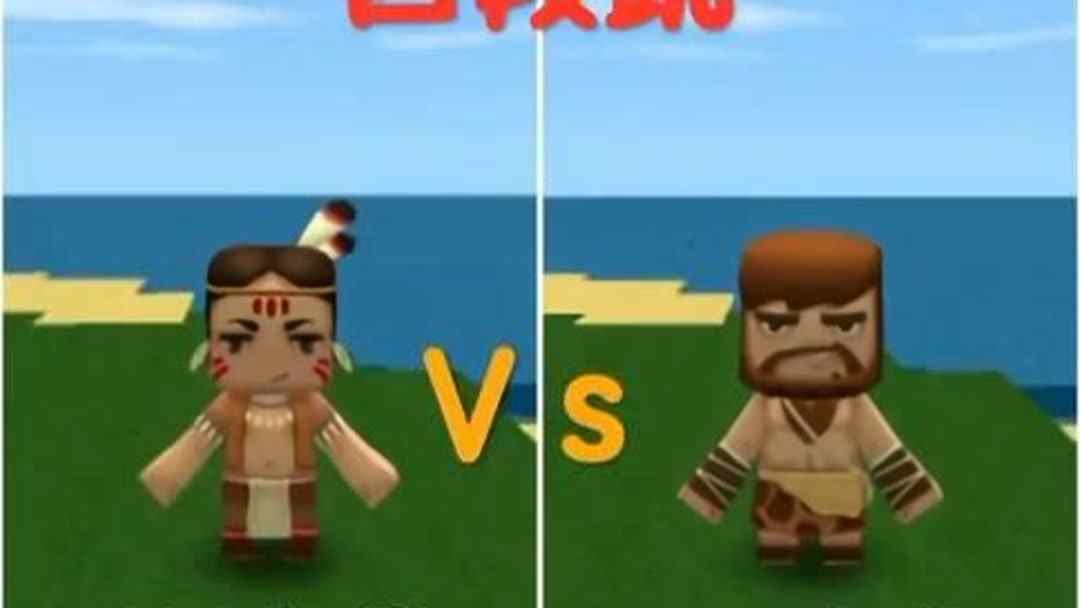 迷你世界:四段跳,玩家卡卡vs玩家酋长 ,谁跳的更好呢?