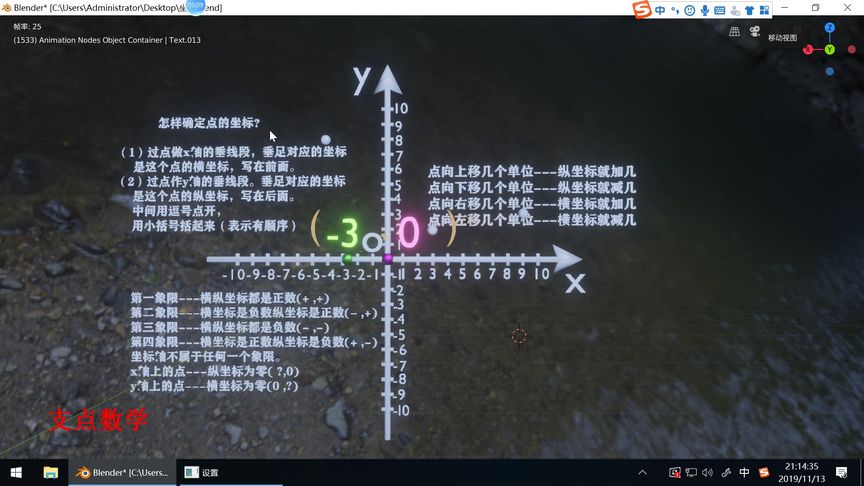 怎样确定坐标平面内点的坐标