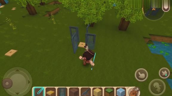 迷你世界:教你如何做陷阱防盗门,再也不用担心熊孩子了