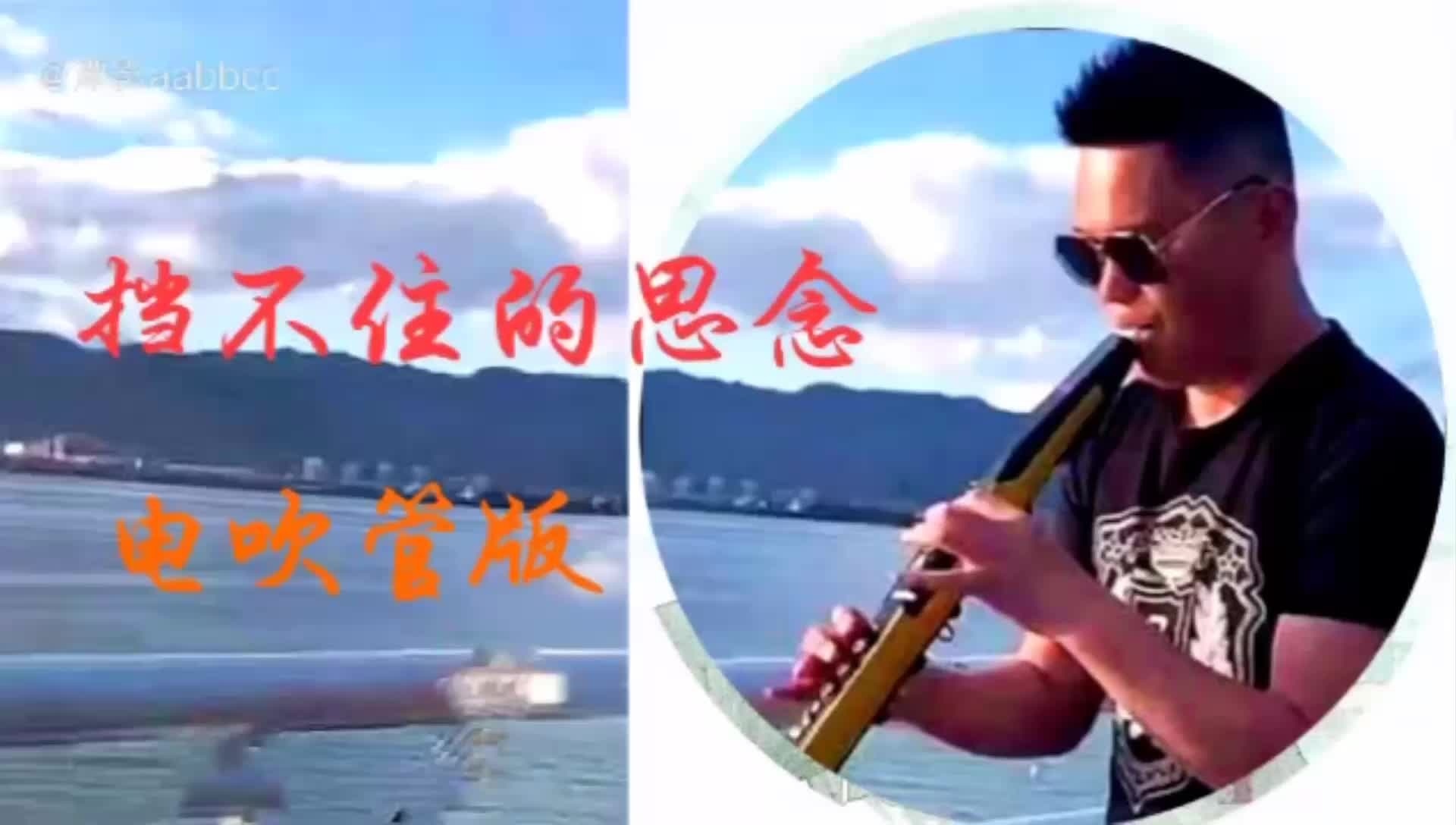 电吹管版.视频显示歌词【挡不住的思念】旋律优美悠扬悦耳!