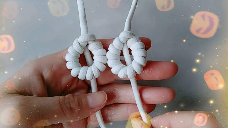 最美卫衣帽绳打结(2),青春时尚,慢动作教程,1分钟学会