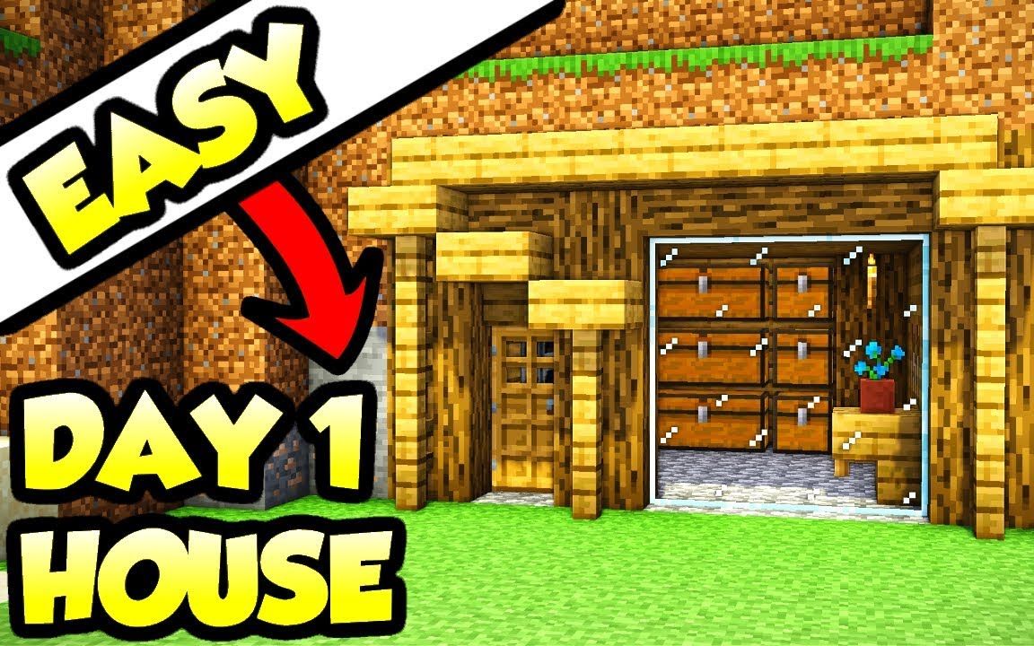 【建筑教程】教你5分钟造一个简单的第一晚小屋