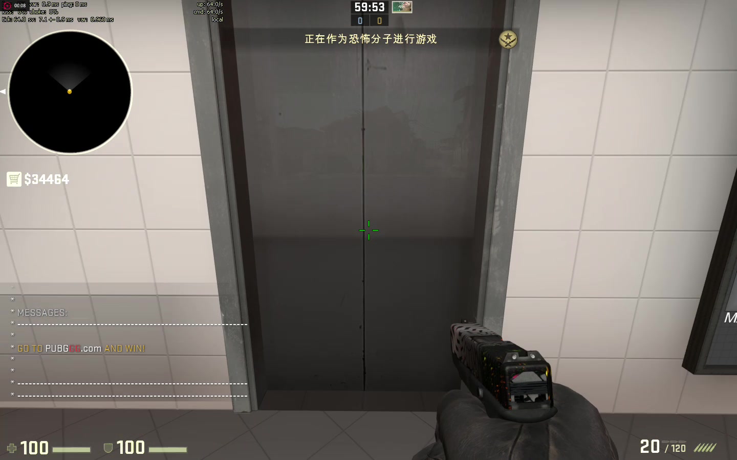 【csgo】脑袋被门夹了?武器巨大化!