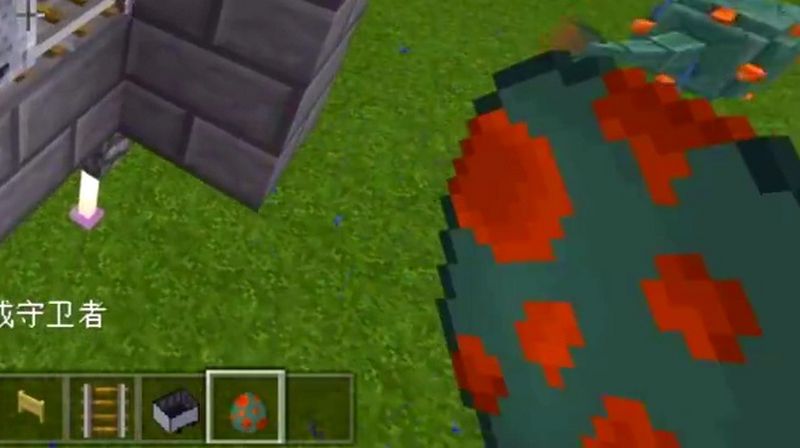 我的世界:制作一个会攻击的光棱塔!感觉屌爆了!