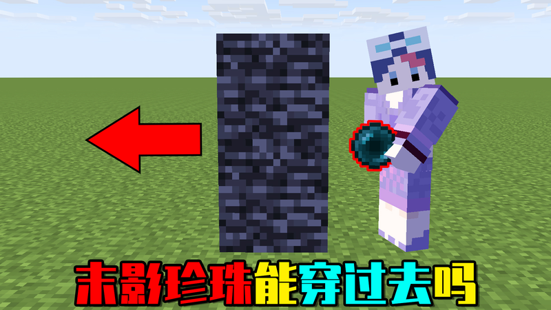 我的世界:末影珍珠可以穿过MC里所有方块吗?这我还真不知道!