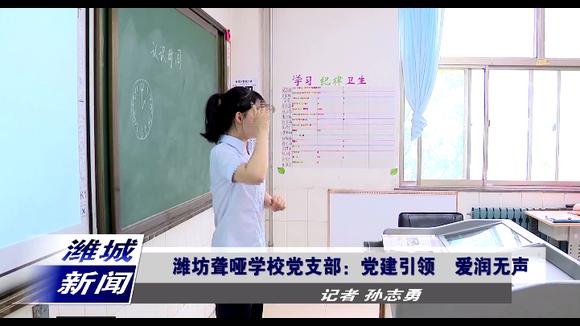 潍坊聋哑学校党支部:党建引领 爱润无声