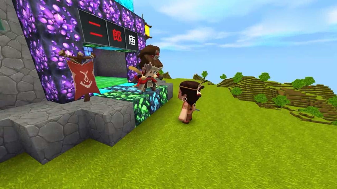 【小宇mn】迷你世界:沉香打败二郎神,劈开黑龙山,救出关押母亲