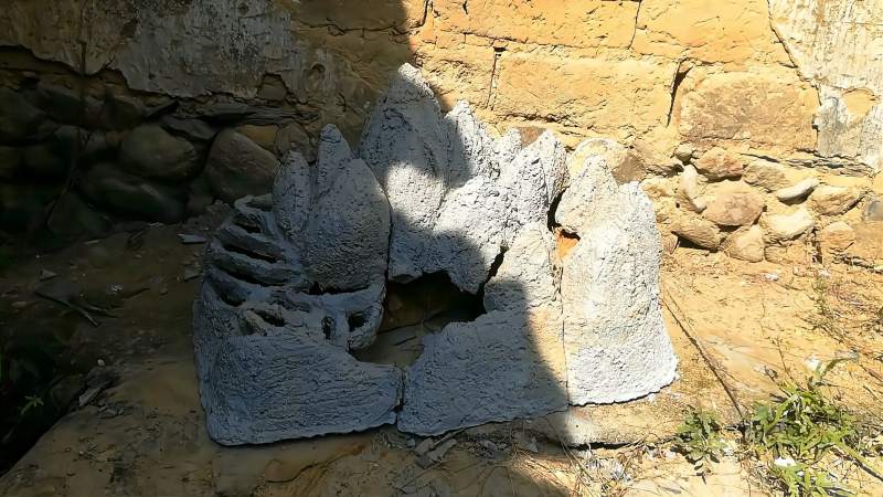 假山花盆拆模后会是什么样呢?