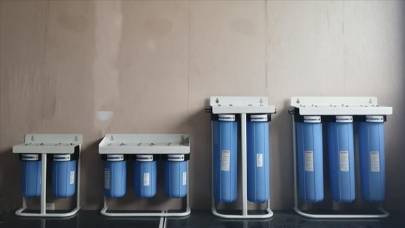 全屋中央净水滨特尔前置过滤器大胖蓝瓶双联过滤组合diy安装教程