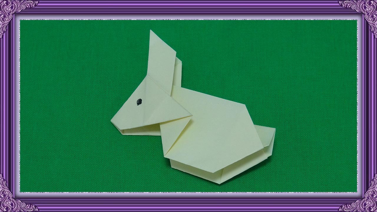 【炫彩i折纸】会动耳朵的小兔子 儿童折纸教程视频大全