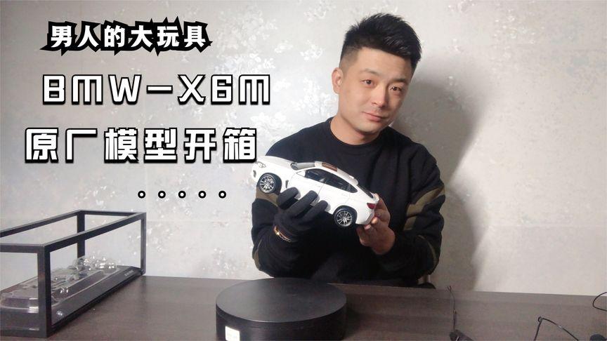 模型说车:男人生命力绕不开的BMW,都市猛兽X6M,原厂模型开箱!