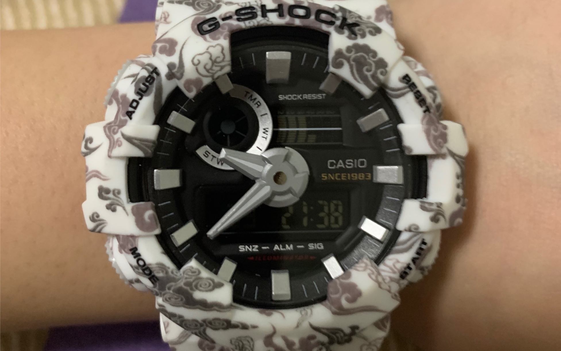 卡西欧手表G-SHOCK开箱,卡西欧35周年限定,卡西欧四神兽白虎开箱