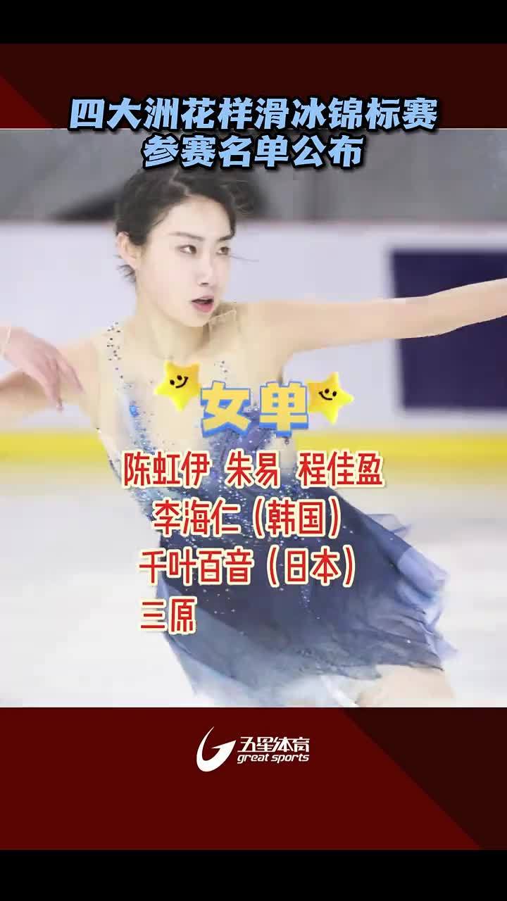四大洲花样滑冰锦标赛参赛名单公布 #四大洲花样滑冰锦标赛 参赛名单...