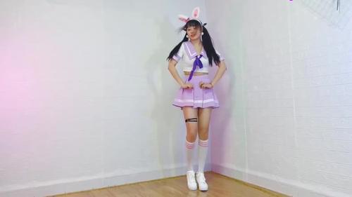 小姐姐学生装活力舞蹈《yesok》,活力满满,你看可以出道不