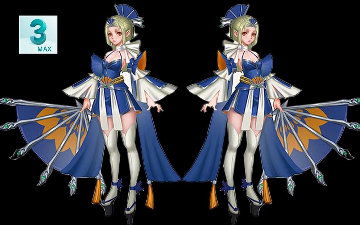 3DMAX人物建模:3小时成为建模大佬,高效率制作游戏角色模型