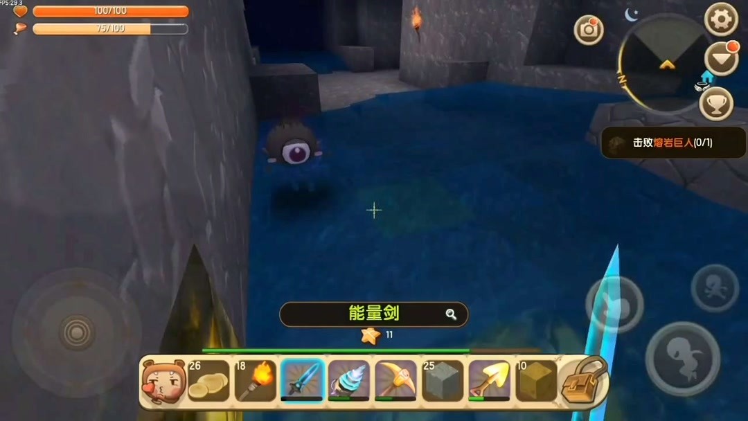 迷你世界生存模式:矿洞虽然不大但是很有料值得一探究竟