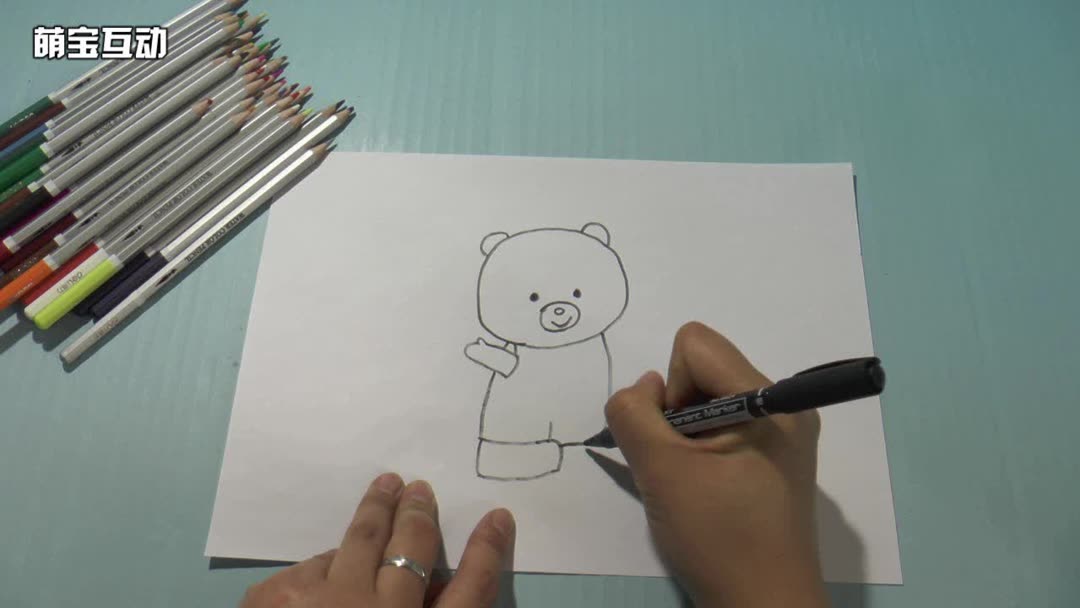 简笔画可爱的小熊
