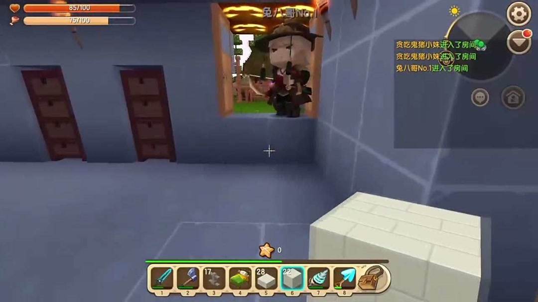 迷你世界联机66:开通卡通材质包后。家里变的更干净整洁美观!