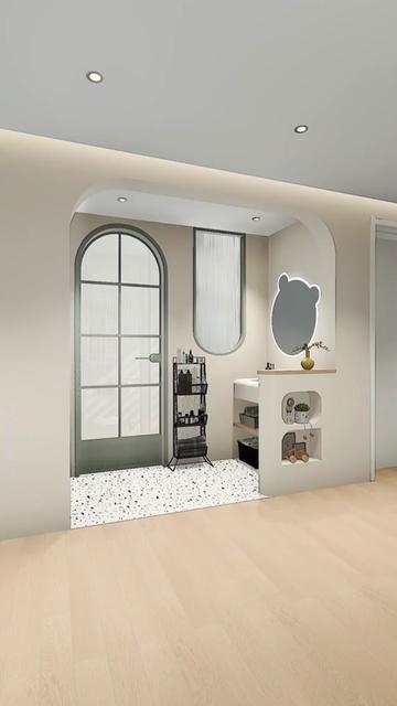 好看又实用的卫生间设计,邻居抢着来参观家装装修装修设计卫生间