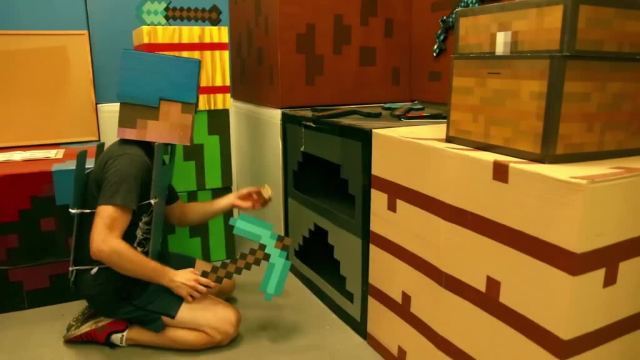 我的世界MC动画:制作金苹果