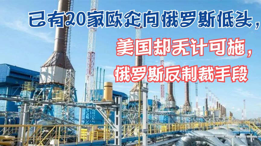 已有20家欧企向俄罗斯低头,美国却无计可施,俄罗斯反制裁手段