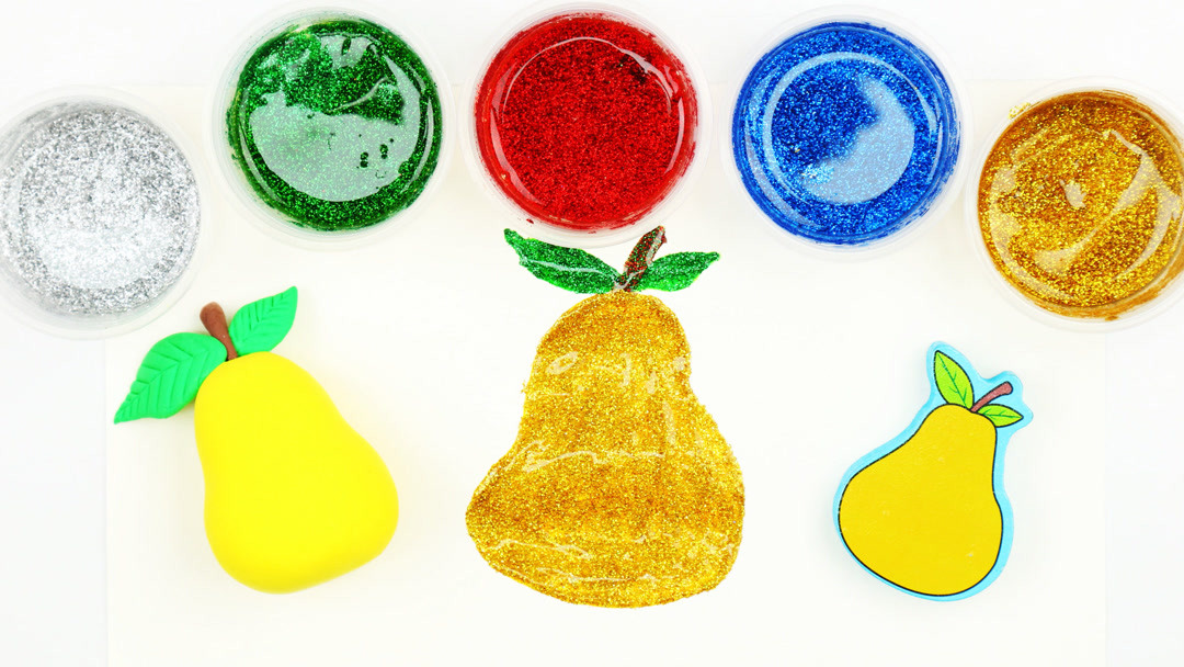 趣盒子亲子 第26集 培乐多彩泥宝宝手工早教水果梨儿童简笔画