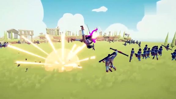 全面战争模拟器:当反弹神遇上100个火炮手,结局会是怎样