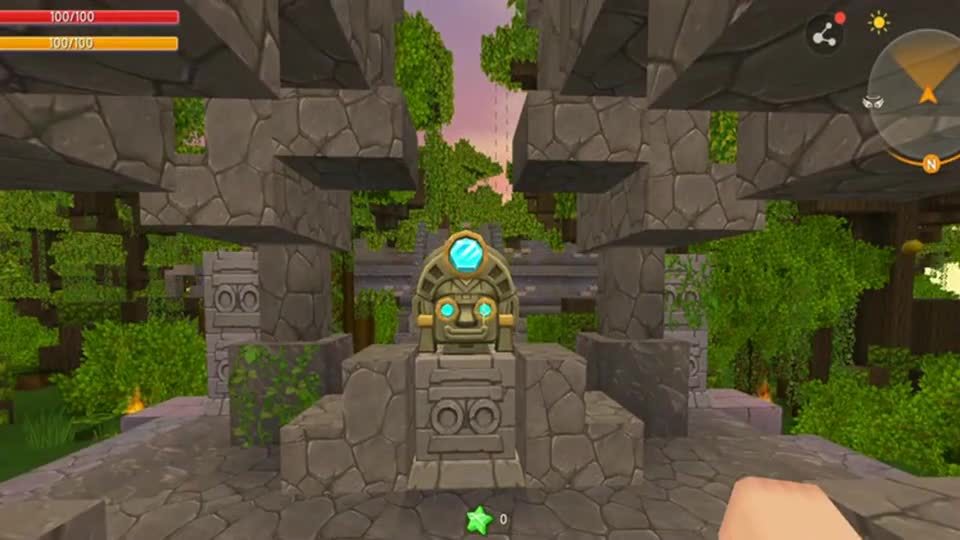 迷你世界:这个祭台好奇怪,会不会发生什么事情呢