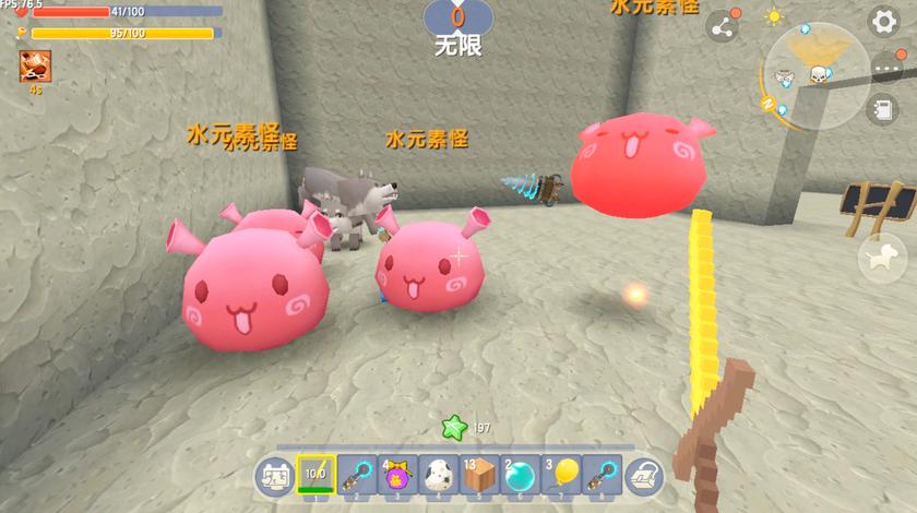 迷你世界:打怪升剑,解锁了好多没有见过的武器,看来很难制作