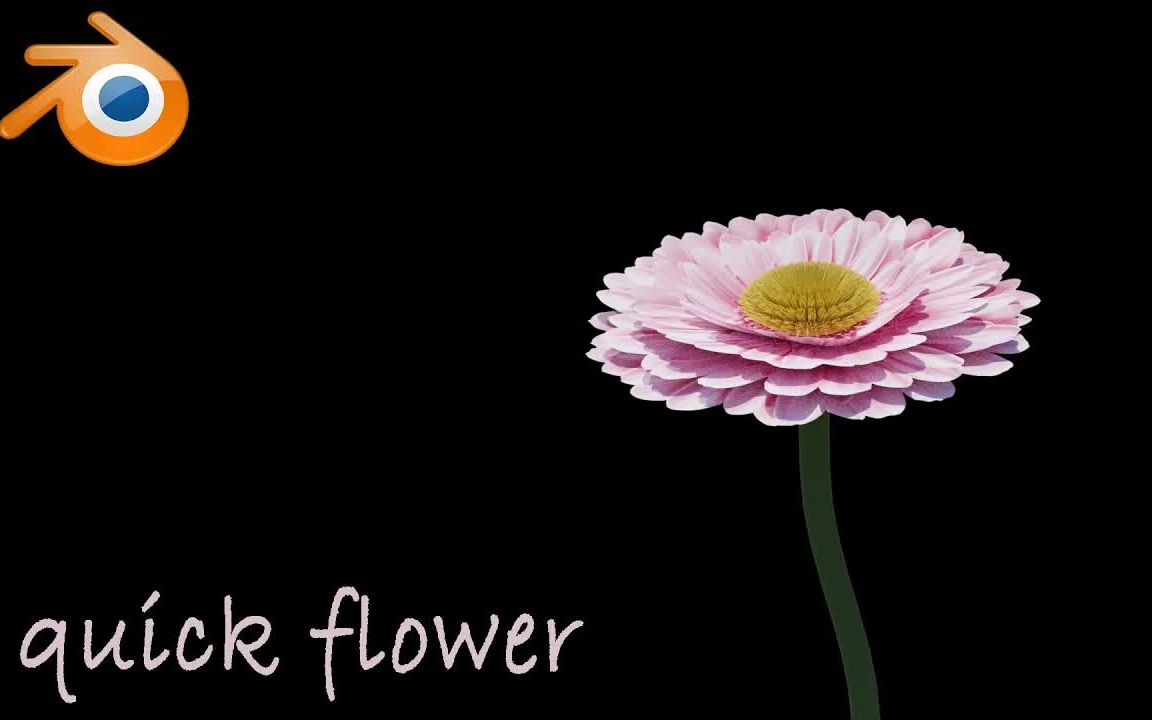Blender中文版插件 花朵 花瓣 花 建模 Simple way to create the Flower ...