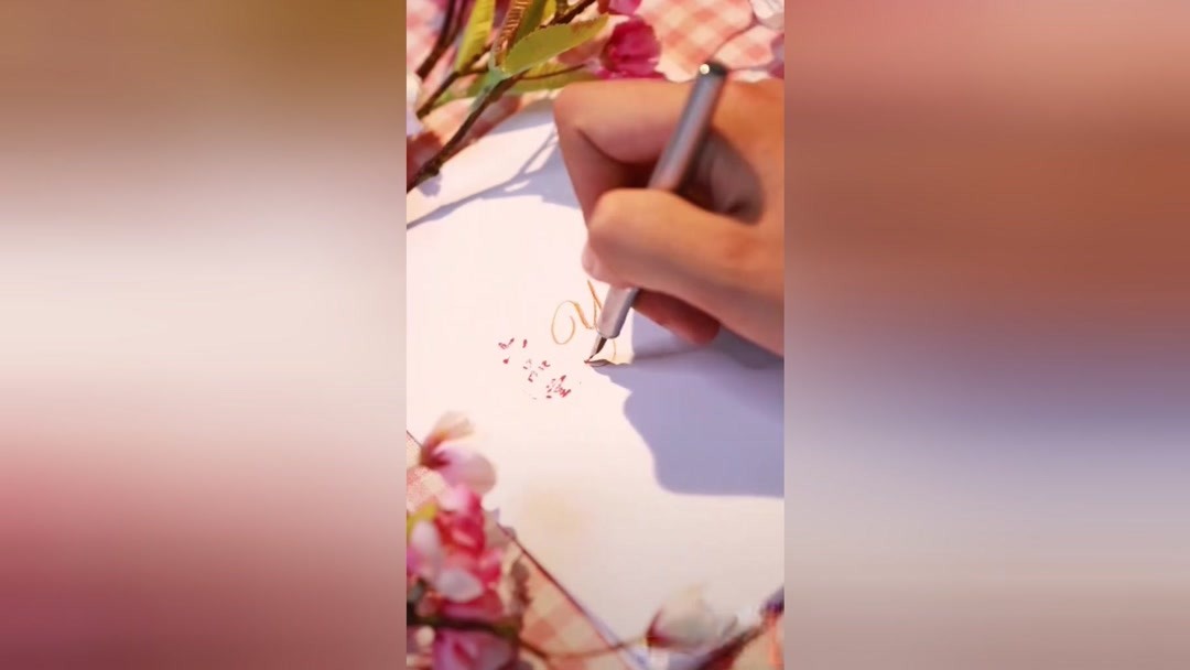 UVWXYZ,26字母教程合辑最后一个了,衡水体彩铅马克笔画画教程会...