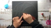 篮球-钉子绕线画