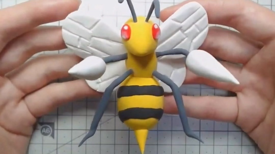 神奇宝贝的手办太贵,自己用橡皮泥捏一个,步骤简单易学