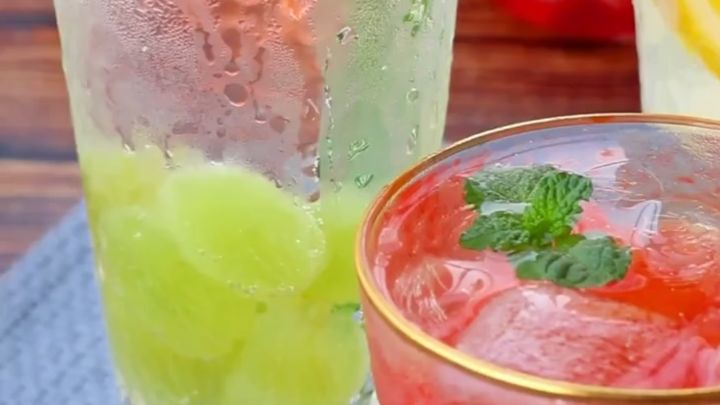 自制低卡气泡水@中视频伙伴计划官号