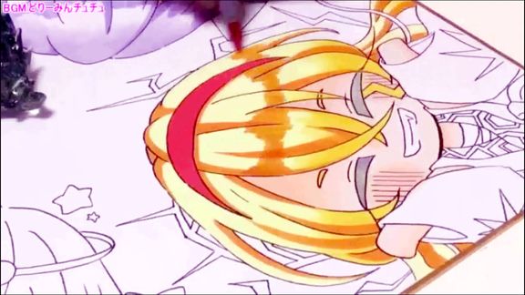 用马克笔给四个不同的Q版卡通角色上色!成品效果超萌值得一看