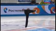 普鲁申科索契冬奥会花样滑冰团体赛男单自由滑比赛