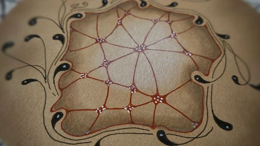 禅绕画暗线与图样的故事#禅绕画#手绘#静心#头脑瑜伽#zentangle