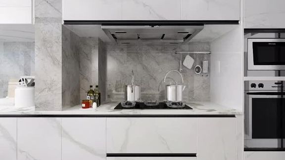 #室内设计 #家装装修 #室内效果图 #瓷砖 #厨房