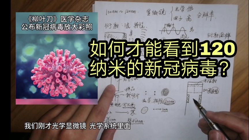 如何才能看到120纳米的新型冠状病毒?为什么要用电子显微镜?