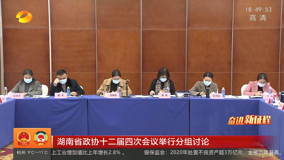   湖南省政协十二届四次会议举行分组讨论