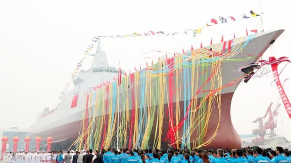 强悍!中国055万吨大驱垂发数量终于曝光