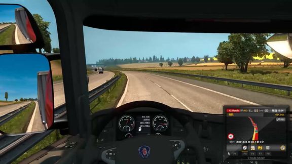 欧洲卡车模拟2:闲得无聊 又开始别车了