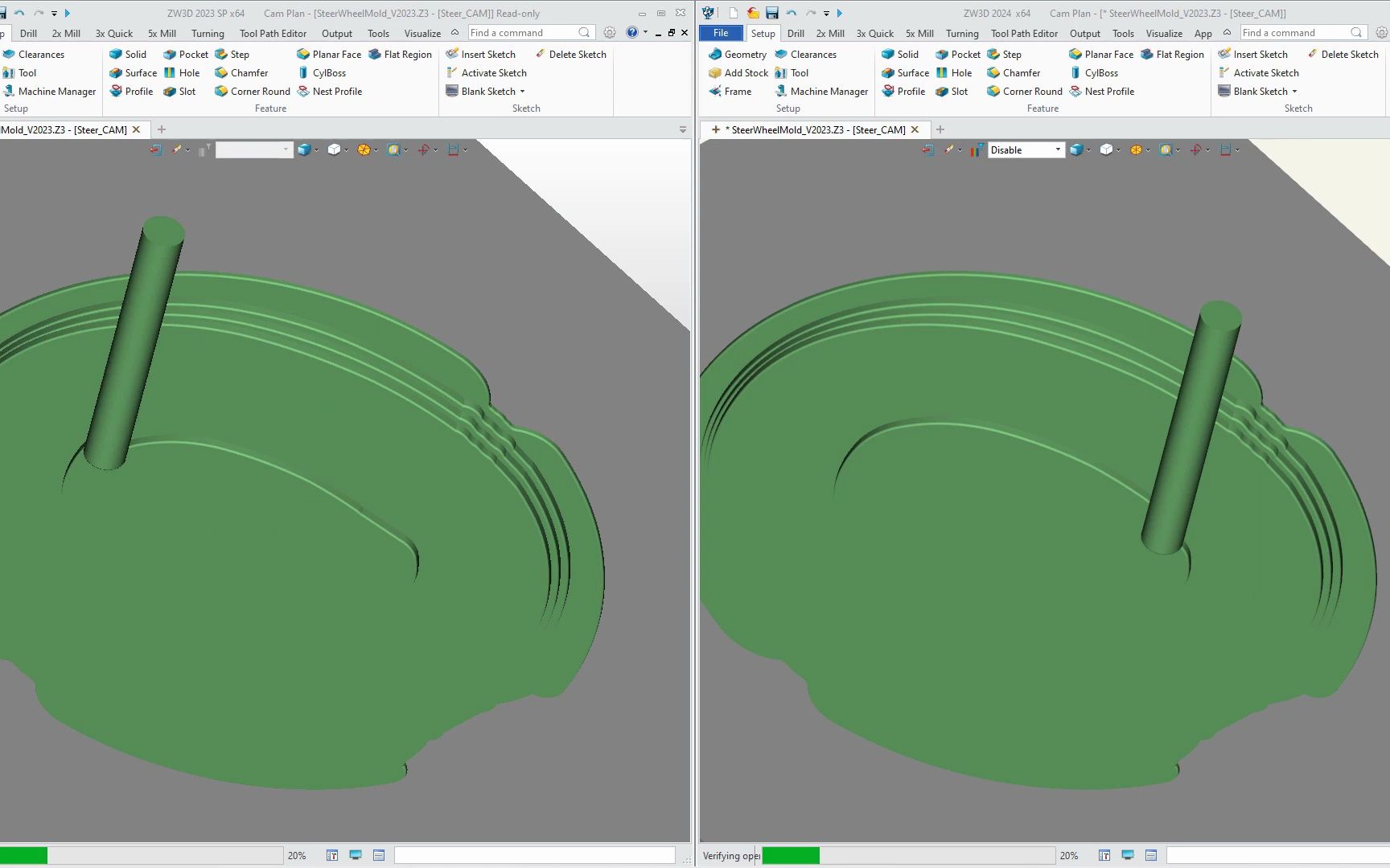 中望3D-分享篇-QM Large Stepover Improvements