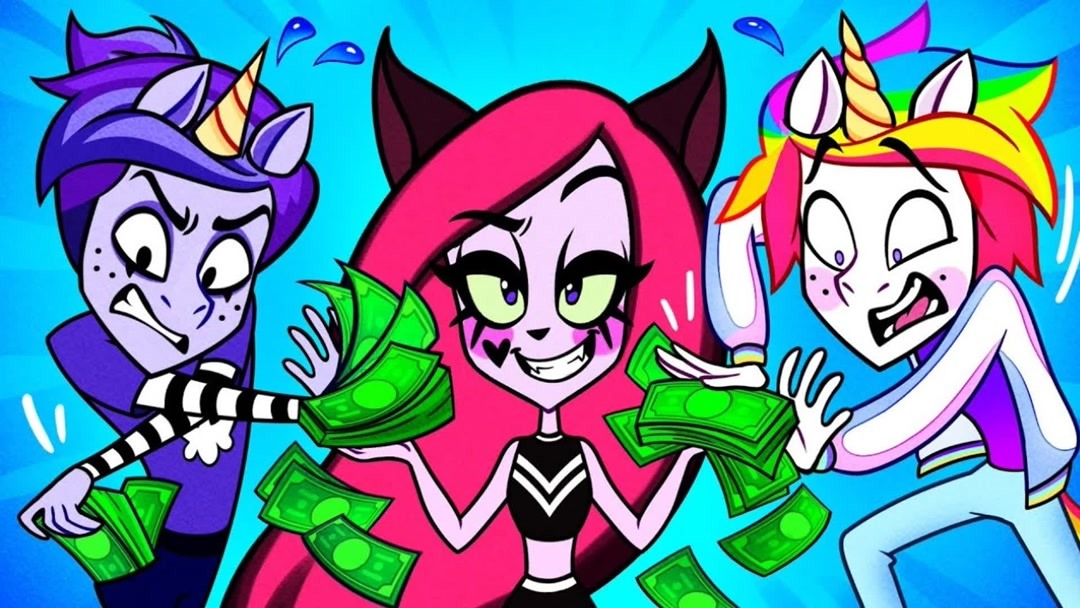 高中生动画:校花三人组的兼职之路,竟是选择成为拼团名媛!