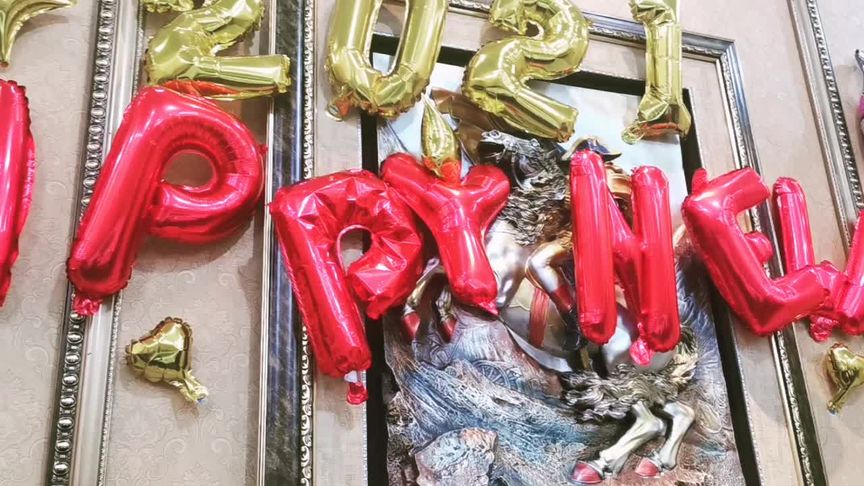 达斡尔族学会的《那其亚》舞蹈队部分成员辞旧迎新晚会。