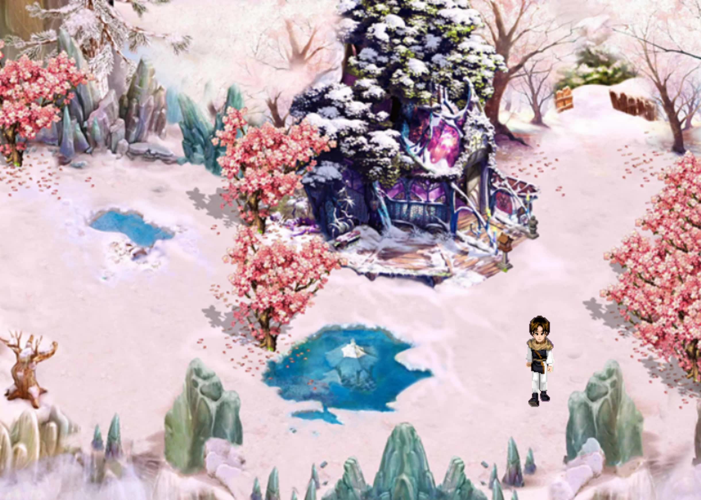 汇编游戏场景简单模拟