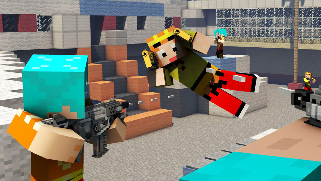 【小龙】我的世界MC中国版EP44枪战CF惨败啊! Minecraft游戏视频