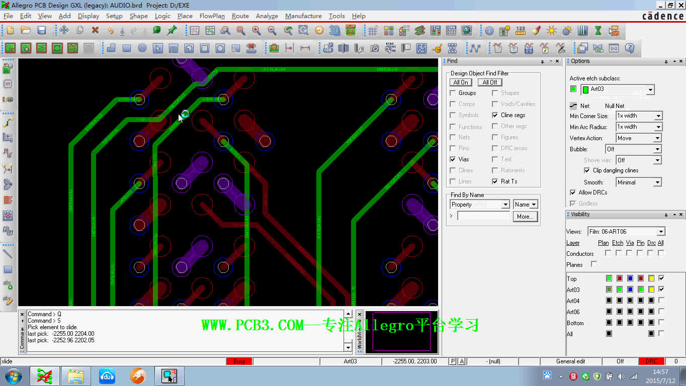 小哥Allegro系列视频教程-DDR2-3高速PCB设计全程录制视频-DATA...